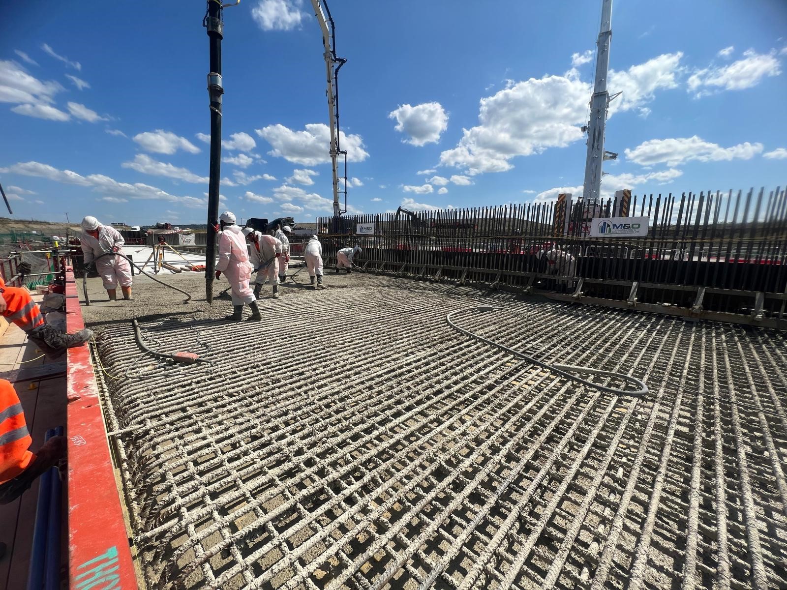 HS2 - Aylesbury concrete pour - The Clancy Group