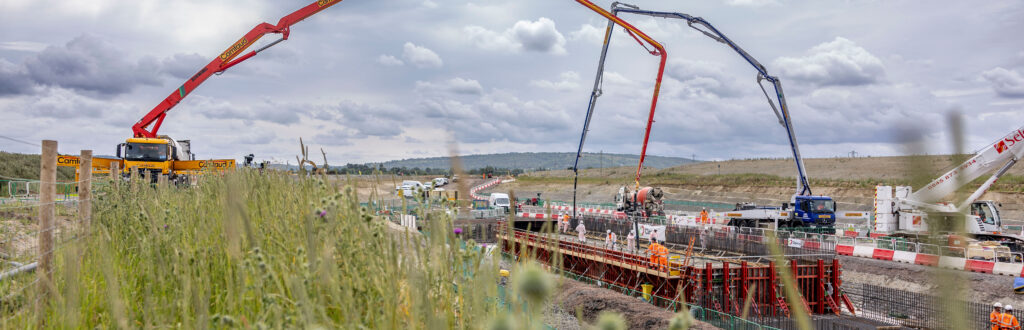 HS2 - Aylesbury concrete pour - The Clancy Group